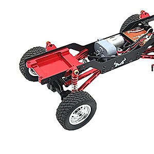 Sevenksix Metal Link Rod Servo Mount Shock Tower for MN78 MN-78 MN 78 1/12 RC Car Upgrades Replacement Spare Parts 1