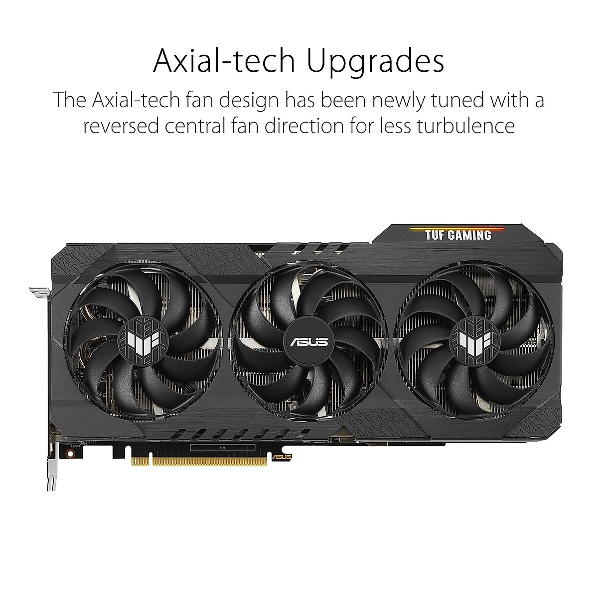 ASUS TUF Gaming NVIDIA GeForce RTX 3080 Ti OC Edition Graphics Card (PCIe 4.0, 12GB GDDR6X, HDMI 2.1, DisplayPort 1.4a, Dual Ball Fan Bearings, Military-Grade Certification, GPU Tweak II) (Renewed)