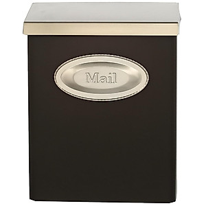 Architectural Mailboxes Designer Galvanized Steel Wall-Mount Mailbox, DVKPBZ0AM, Venetian Bronze, Medium