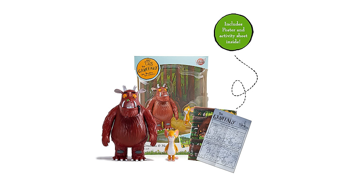 Julia Donaldson The Gruffalo and Mouse Collectable Action Figures ...