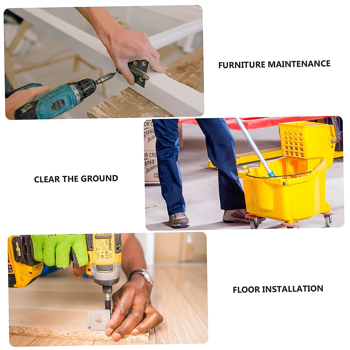 Housoutil 2 Pairs Knee Pads Gel Knee Pads Cleaning Tools Kneeling Pad Planting Knee Pad Garden Knee Protectors Practical Kneeling Cushion Mason Kneeling Cushion Worker Knee Protection Sleeve