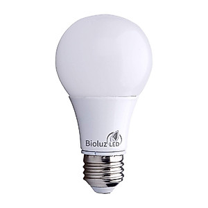 Bioluz LED 60 Watt LED Light Bulbs 4000K Cool White 9 Watts = 60W Non-Dimmable A19 LED Light Bulbs 6 Pack