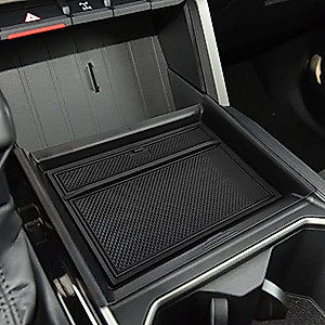 Muslogy for Tundra 2022 Storage Tray Lower Center Console Organizer Interior Accessories Compatible with Toyota Tundra 2022 SR SR5 Limited TRD PRO