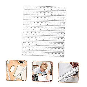 Ciieeo 20pcs Ruler Metric Ruler Clear Ruler Precision Ruler Ruler Plastic Ruler Straight Ruler 12+ Inch Ruler with Inches and Centimeters Clear Plastic Rulers 12 Inch Rulers Bulk