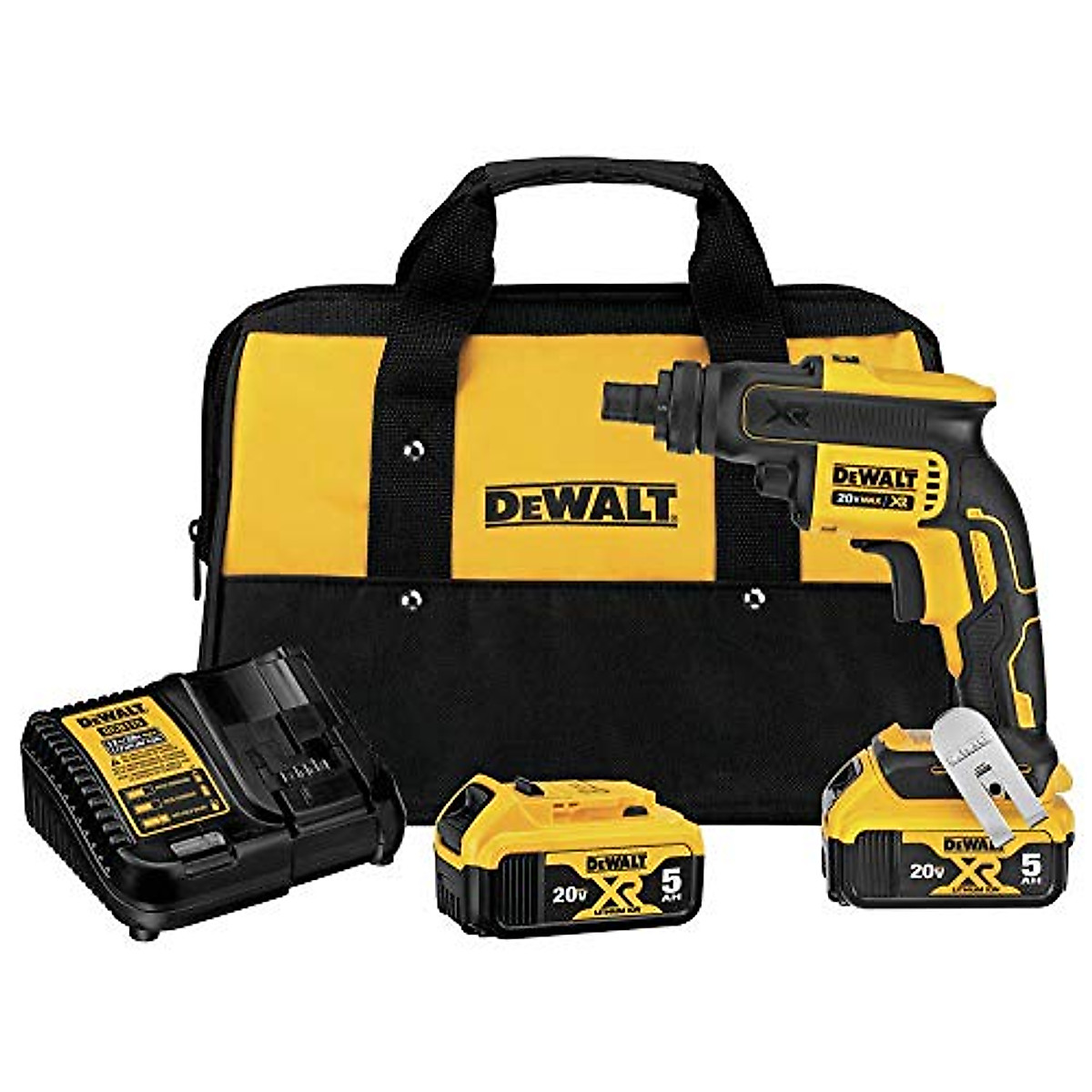 DEWALT 20V MAX* XR Screw Gun Kit with Threaded Clutch Housing (DCF624P2)