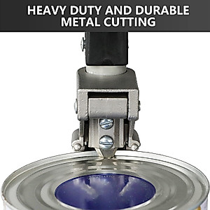 Commercial Can Opener, 18" Old Reliable Manual Can Opener with Plated Steel Base For Cans, Heavy Duty Industrial Can Opener,Screw Down Base, Ergonomic Handle (Manual Can Opener)