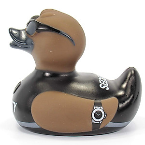 Security Rubber Duck by Bud Duck | Elegant Gift Packaging - "Strip search!" | Child Safe | Collectable