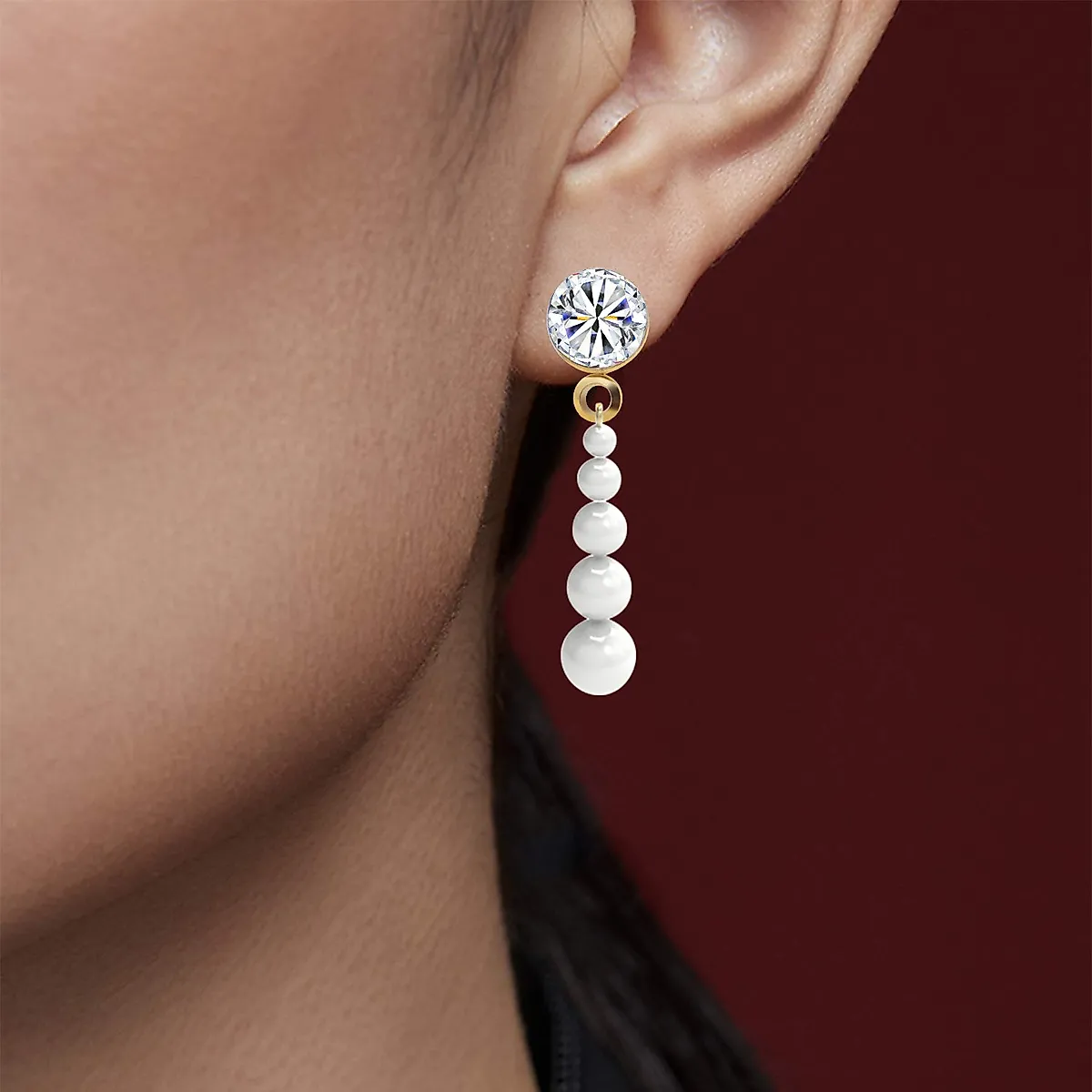 100pcs 5mm Rhinestone Earring Studs Hypoallergenic Earrings Posts with Loop and 100pcs Butterfly Earring Backs for DIY Earring Jewelry Making Supplies