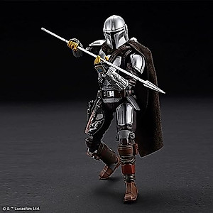 Bandai Hobby - The Mandalorian - The Mandalorian Beskar Armor (Silver Coating Ver.), Bandai Spirits Star Wars 1/12 Model Kit