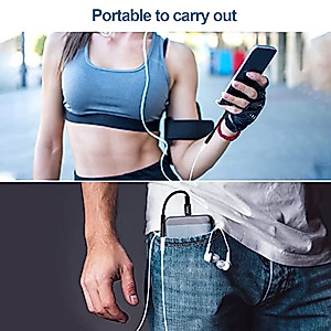 KOOPAO USB C to 3.5mm Headphone Jack, Audio Aux Cord 3.5mm Headphone Adapter for sam-Sung S23,S23+,S22,S22 Ultra iPad Pro 2018/2020/2021/iPad Air 5th Ipad d 9th Black