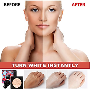 Mushroom Head Air Cushion CC Cream,BB Cream,Foundation Full Coverage Foundation, Moisturizing CC Foundation Concealer Makeup, Long Lasting Matte Cushion Foundation （Natural）