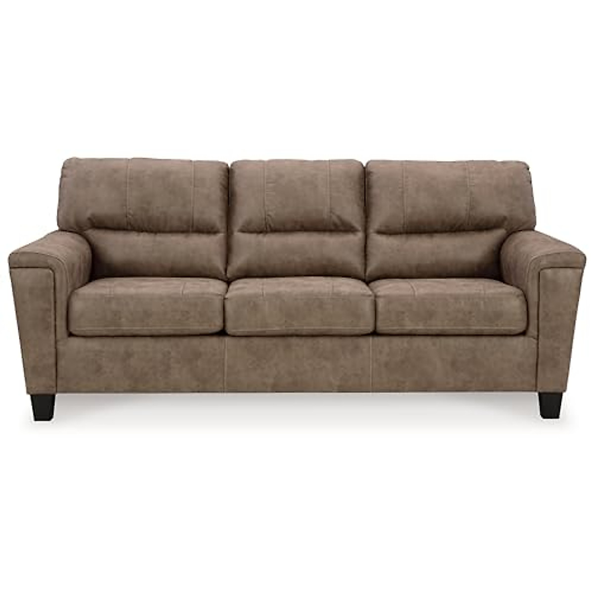 Signature Design by Ashley Navi Queen Sofa Sleeper, 89" W x 38" D x 39" H, Dark Brown