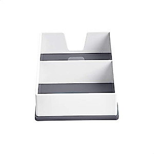 Amazon Basics Sticky Note Holder - Grey and White