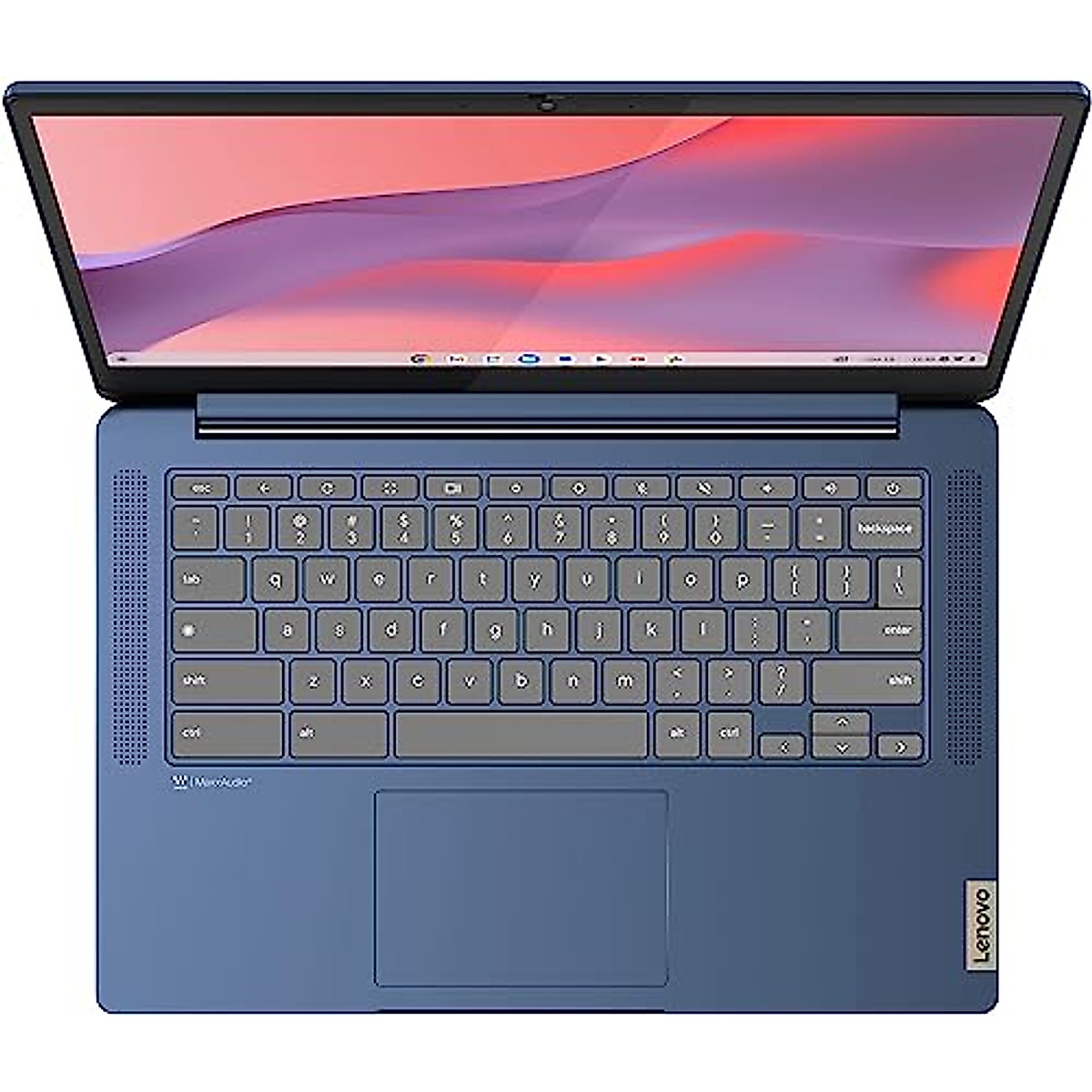 Lenovo 2023 Newest 14" FHD Touchscreen Slim 3 Chromebook Laptop Business Student, 8-Core MediaTek Kompanio 520 Processor, 4GB RAM, 64GB eMMC, WiFi 6,Webcam, 13+ Hours Battery, Chrome OS+MarxsolCables