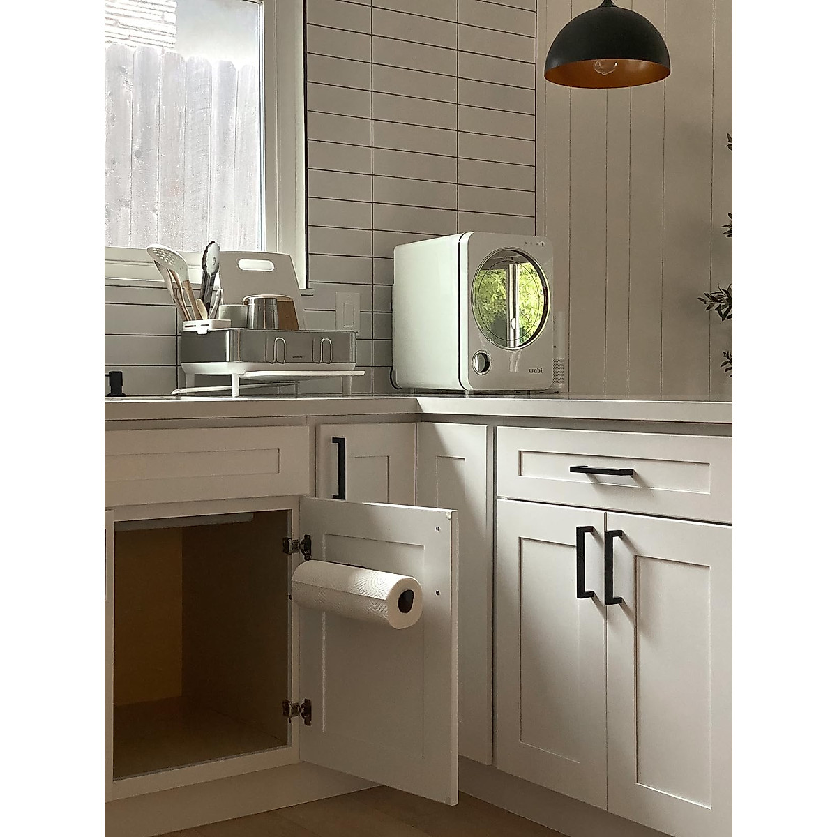 2nd Gen Paper Towel Holder Under Cabinet, [More Studry] Self Adhesive or Drilling Paper Towel Holder Wall Mount for Kitchen, RV, [Fit Mega Paper Towel Roll] SUS304 Stainless Steel Paper Towel Rack