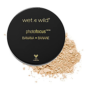 Wet n Wild Photo Focus Loose Baking Setting Powder, Banana | Sheer | Highlighter Makeup | Suitable for All Skin Tones