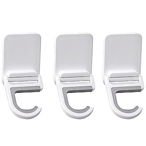 Hemobllo 3pcs Wall mop Hook Clothes Hanger Hooks Folding Broom Wall Mount Hooks Dustpan Umbrella Wall Hanger s Hook Broom Mounted Mop Hook Mop Holder self Adhesive Broom Hooks abs