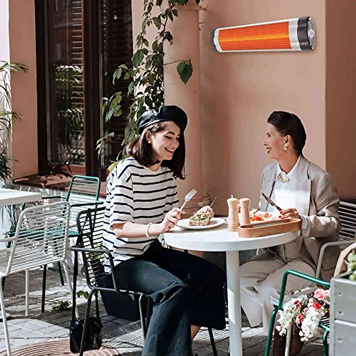 UFO S-15 Wall Mounted Infrared Heater | 1500-Watt | Thermostat | Energy Efficient Heater