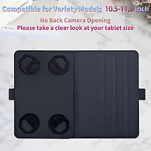 HEAKIERG Universal Tablet Case for Google Pixel 11 Inch 2023, Lightweight Flip Stand and Adjustable Protective Cover Case for Google Pixel 11" Tablet, Skull Rose