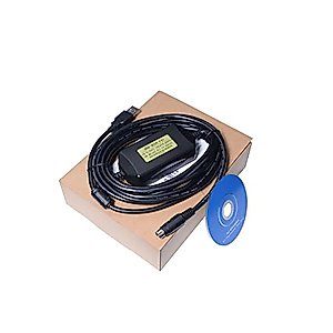 Washinglee Isolated Programming Cable for Mitsubishi PLC FX3U and FX Series, for Taiwan Shihlin AX Series, for FX2N/FX1N/1S/FX3U/3GA, for USB-SC09-FX Replacement