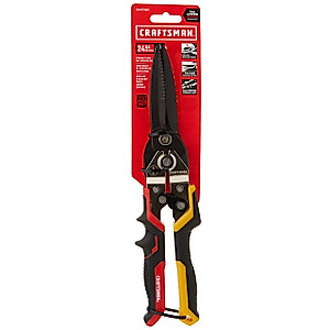 CRAFTSMAN Aviation Snips, Straight, Long Cut (CMHT73561)