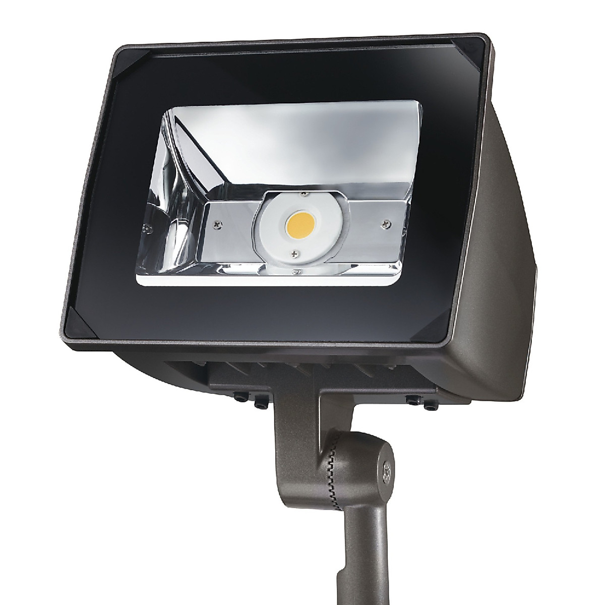 Lumark NFFLD-S-C15-KNC-UNV Night Falcon 51W Carbon Outdoor Integrated LED Area Light with Knuckle Mounting, Bronze