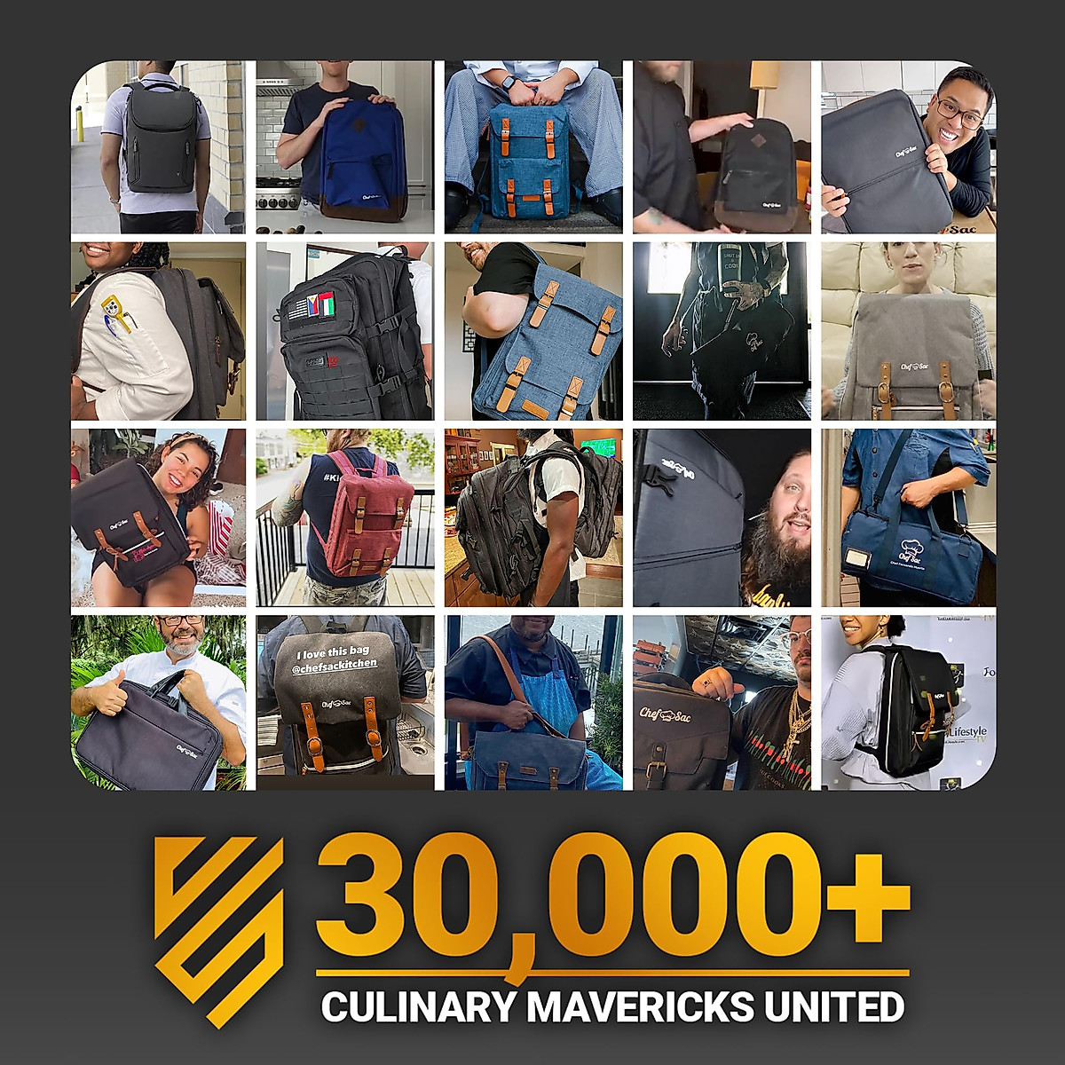 Chef Knife Roll Bag | 16oz ULTRA Wax Canvas & Top Grain Leather | 22 Slots & 4 Zipper Pouch | Double Stitch | Water-Resistant | Cleaver Pouch | Knife Organizer for Chefs and Culinary Students