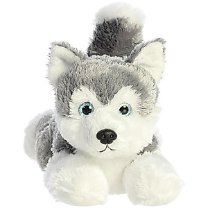 Aurora® Adorable Flopsie™ Shadow™ Stuffed Animal - Playful Ease - Timeless Companions - Gray 12 Inches