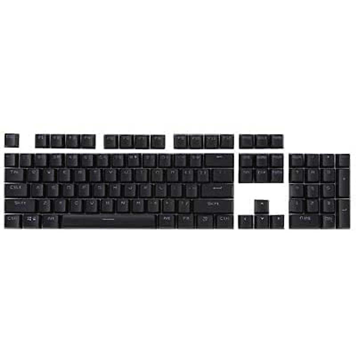 for G610 Logitech Keyboard PBT keycaps, 104-key Spare keycaps for Mechanical Gaming Keyboards for G610 PBT Logitech Keyboard keycaps, 104-key Spare keycaps for Mechanical Gaming Keyboards (Black)
