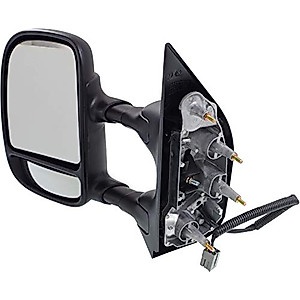 Garage-Pro Mirror Compatible with 2009-2014 Ford E-150, E-250, 2009-2016 E-350 Super Duty and E-450 Super Duty Towing, Driver Side, Power Glass