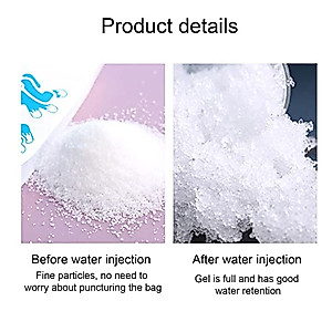 BAIRONG 3pcs Freezer Packs, Ice Packs for Coolers Long Lasting Reusable, Large Capacity Ice Pack - Portable Cooler Freezer Ice Pack for Refrigerator Air Conditioner Fan