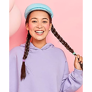 Jollybows 300pcs Baby Hair Ties Girls Elastic Hair Accessories Small Nylon Hair Bands for Toddler Infant Ponytail Holders 1" 30 Colors Mini Kids Hairband