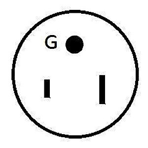 Parkworld 886320 6 Gauge Welder NEMA 6-50 Plug Male to Electric Range NEMA 10-50 Receptacle Female, 50 Amp 250-Volt, 6 AWG