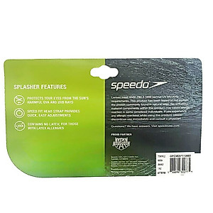 Speedo Kids Splasher Goggle - Orange with Smoke Lenses