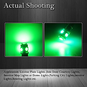 GE 44 Bulb 1893 47 756 1847 Wedge Pinball Machine Light 6VDC/6.3VDC Green (Pack of 20)