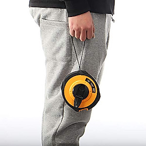 Land Long Steel Tape Measure -100FT/30M by 1/2-Inch,Inch/Metric Scale,Light and Convenient (100FT)