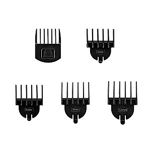Ufree 5Pcs Hair Clipper Combs Guides, Replacement Guard Combs for All in One Beard Trimmer