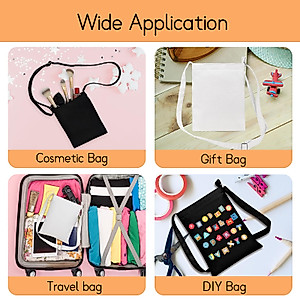 Muka Custom Small Crossbody Shoulder Bag with Logo, 7 x 9 Inch Canvas Zipper Handbags, Black Pet Photo Bag