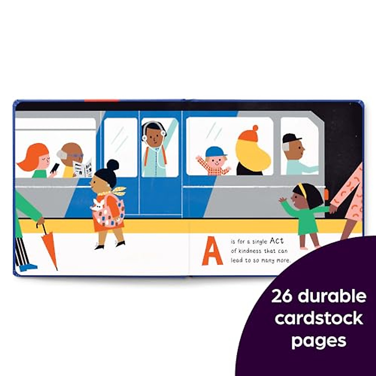 ABCs of Kindness: Everyday Acts of Kindness, Inclusion, and Generosity from A to Z, Read-Aloud ABC Kindness Board Book for Toddlers and Preschoolers (Highlights Books of Kindness)