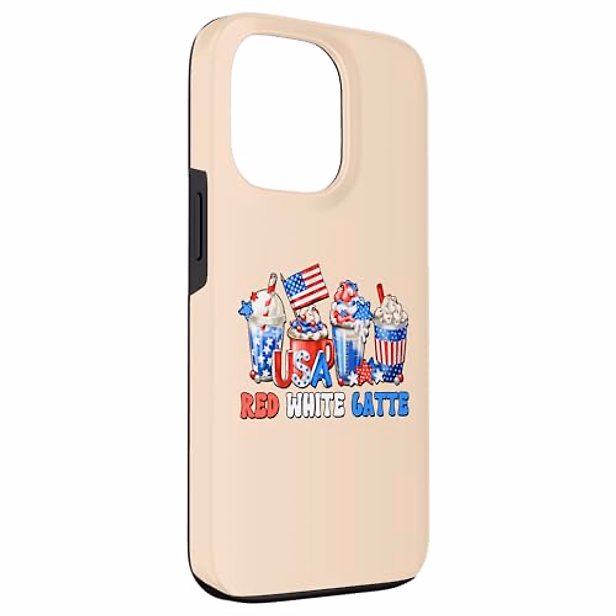 iPhone 13 Pro Funny Fourth Of July Coffee Mugs For Women Red White Latte Case