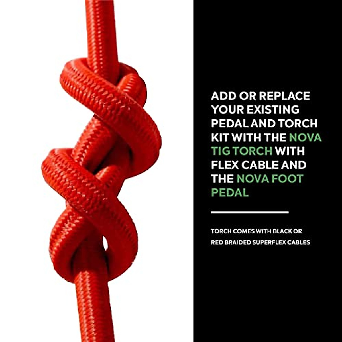 NOVA TIG Kit compatible with Lincoln Power MIG 210 MP Welder K3963-1 Accessory Kit with torch (12.5 ft)