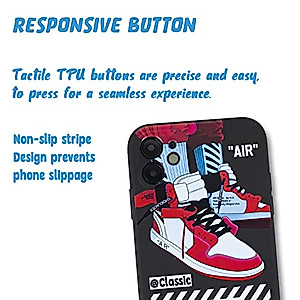 BHISAJYAM Cool for iPhone 11 Case for Boys Men Basketball Sneaker Designer Sports Compatible with iPhone 11 Cases