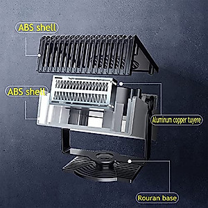 2023 Car Heater 12V Car Defogger Automobile Windscreen Fan,2 in 1 Power Fast Heating & Cooling Fan Defrost DefoggerHeat Rapidly Cold Car Space in 30 Seconds, Auto Defogger 360° Rotatable Heater