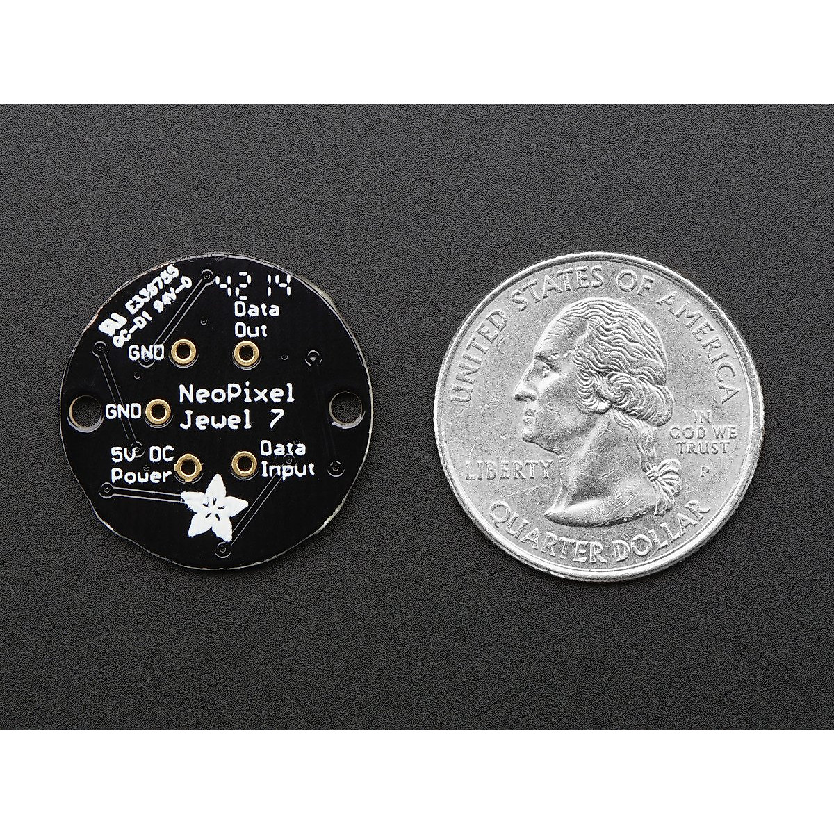 Adafruit Industries NeoPixel Jewel - 7 x 5050 RGB LED with Integrated Drivers