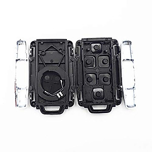 WFMJ for Chevrolet Chevy Tahoe Suburban GMC Yukon Keyless Entry 6 Buttons Remote Smart Key Case Shell Fob