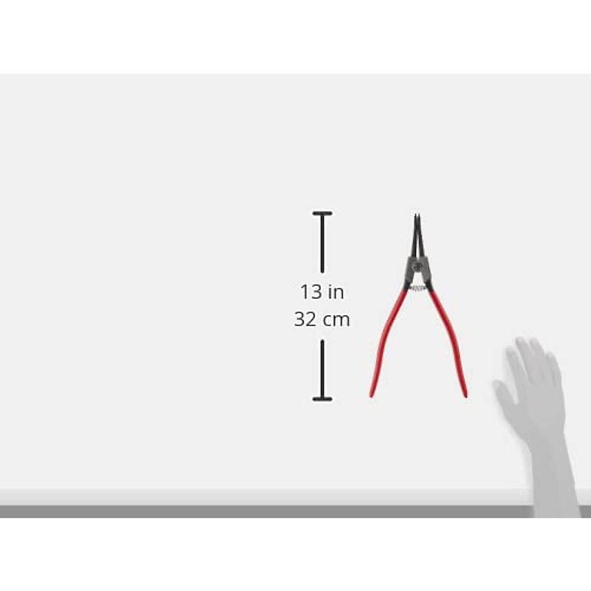 Astro Pneumatic Tool 94222 13" 4pc Large Internal/External Snap Ring Pliers , Black