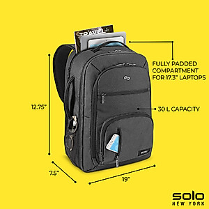 Solo Grand Travel Backpack 17.3"