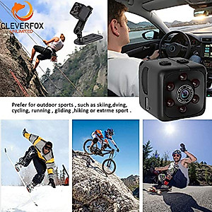 Mini Spy Camera with Audio and Video, 1080P, Hidden Camera, Mini Camera, Portable Small HD Nanny Cam, Mini Spy Cams with Night Vision and Motion Detection, Indoor Security Cameras for Home Office