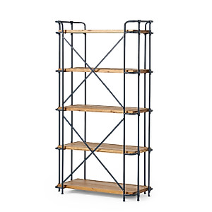 Christopher Knight Home Yorktown 5-Shelf Bookcase, Antique