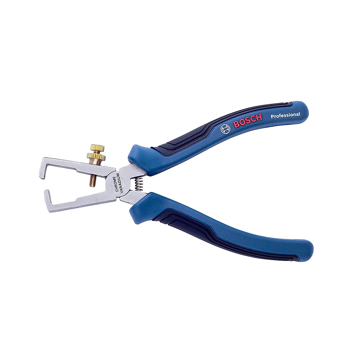 Bosch Professional 1600A01V03 160 mm Wire Stripper (Chrome-Vanadium Steel, Soft Grip), Blue